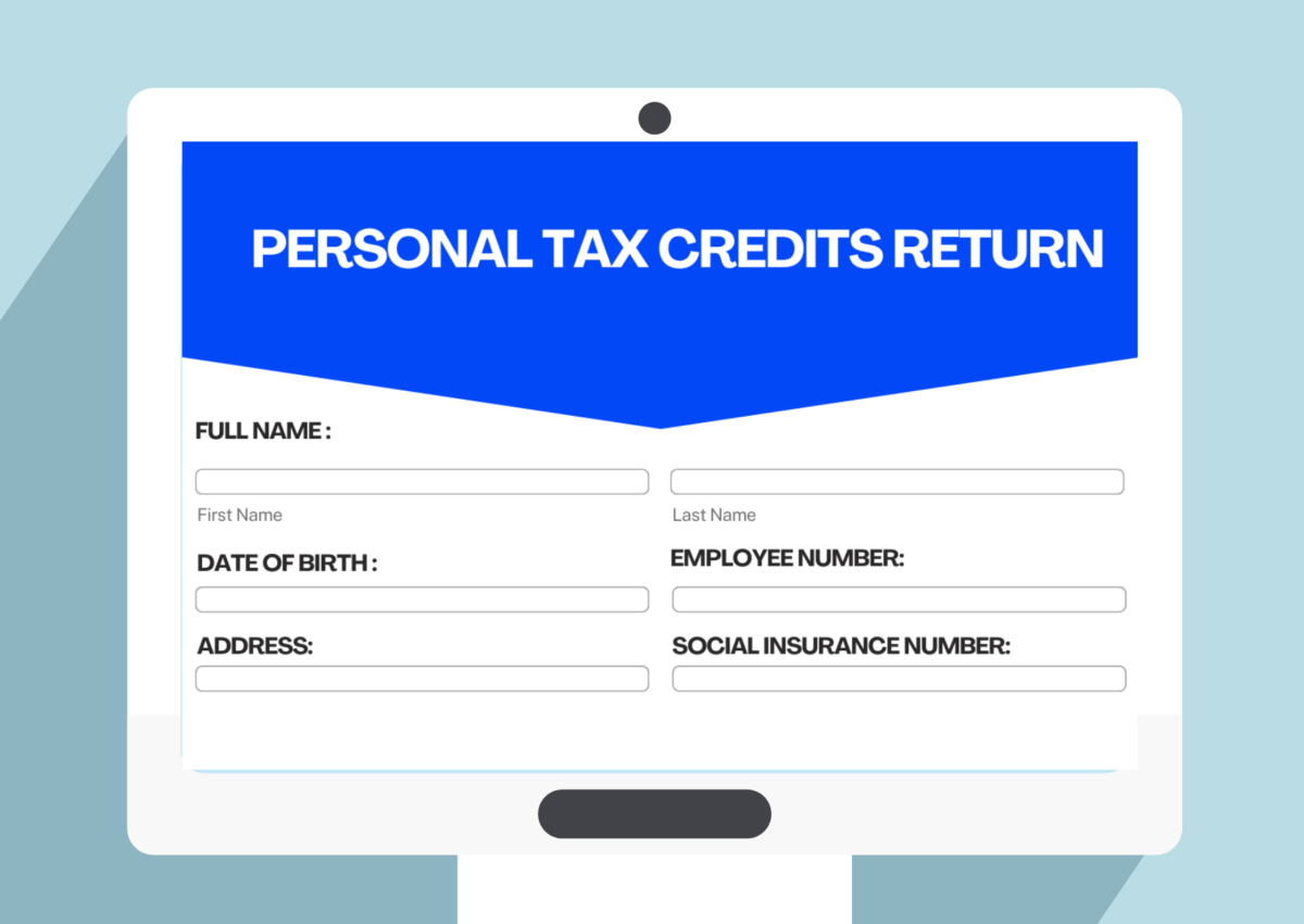 TD1 form for remote employees