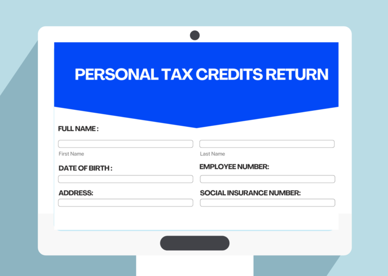 TD1 form for remote employees