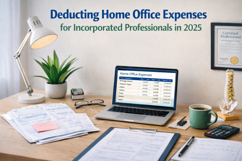 Deducting Home Office Expenses for Incorporated Professionals