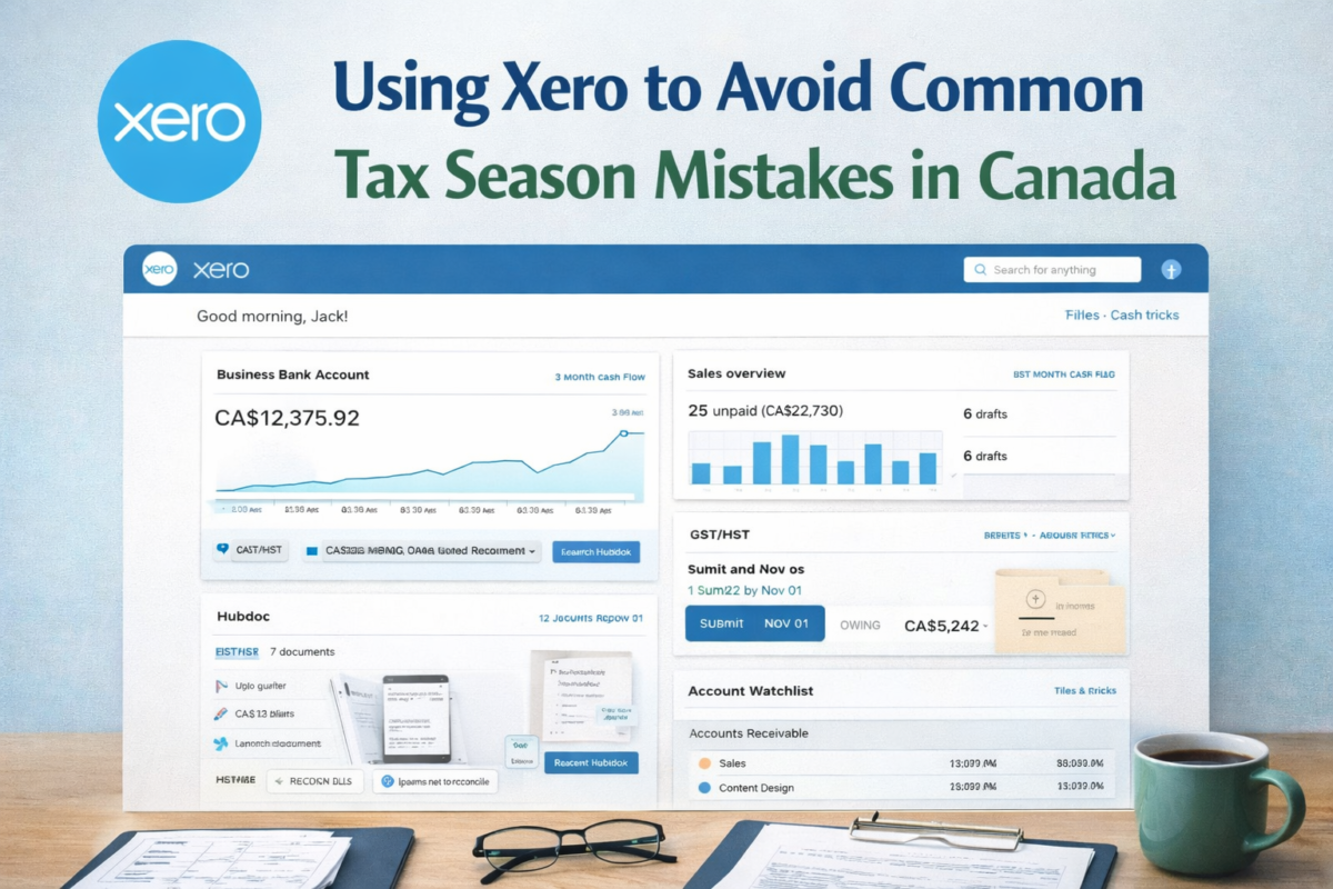 Using Xero to Avoid Common Tax Season Mistakes in Canada - Virtual ...